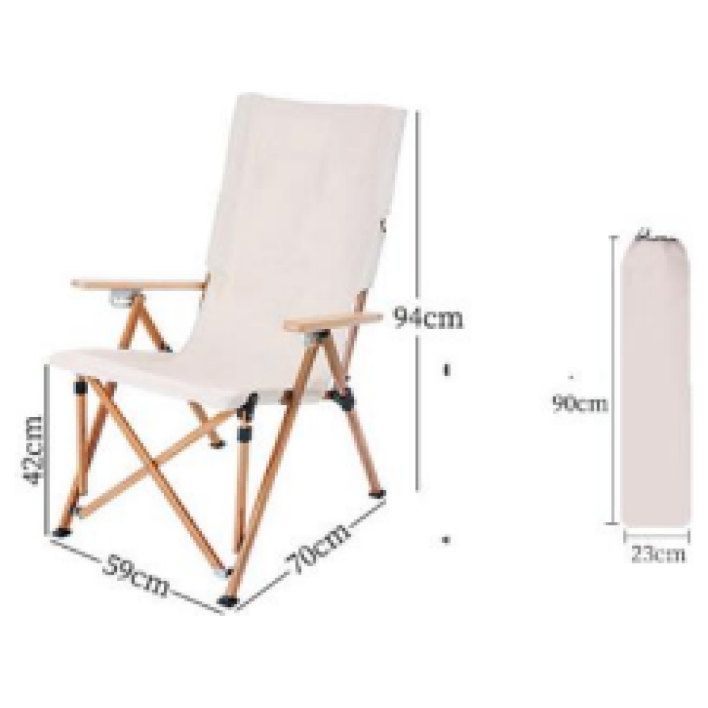 Chair Folding Alu (reclining) - Nomadic Essentials