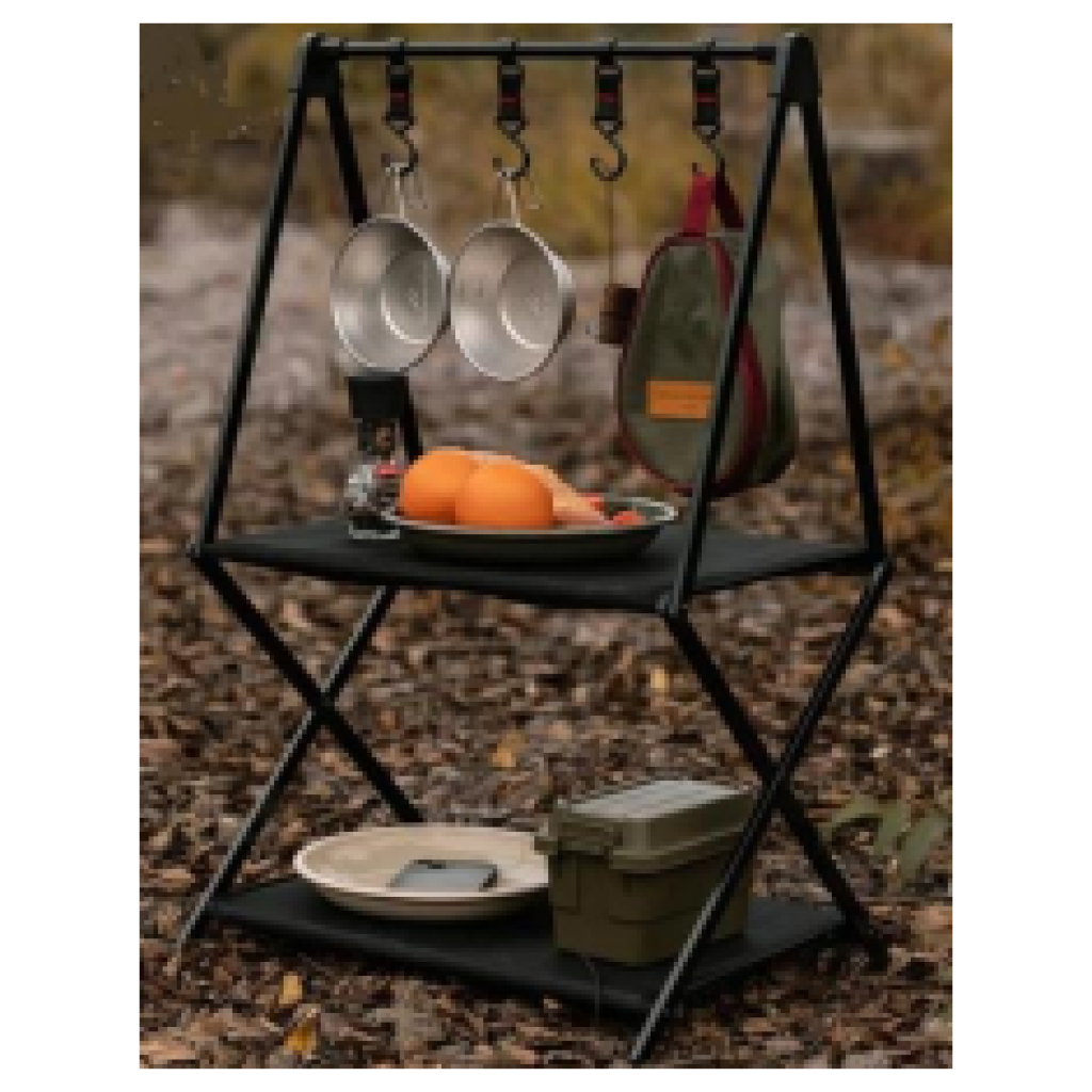Expedition Camp Fire Cookware Shelf - Nomadic Essentials