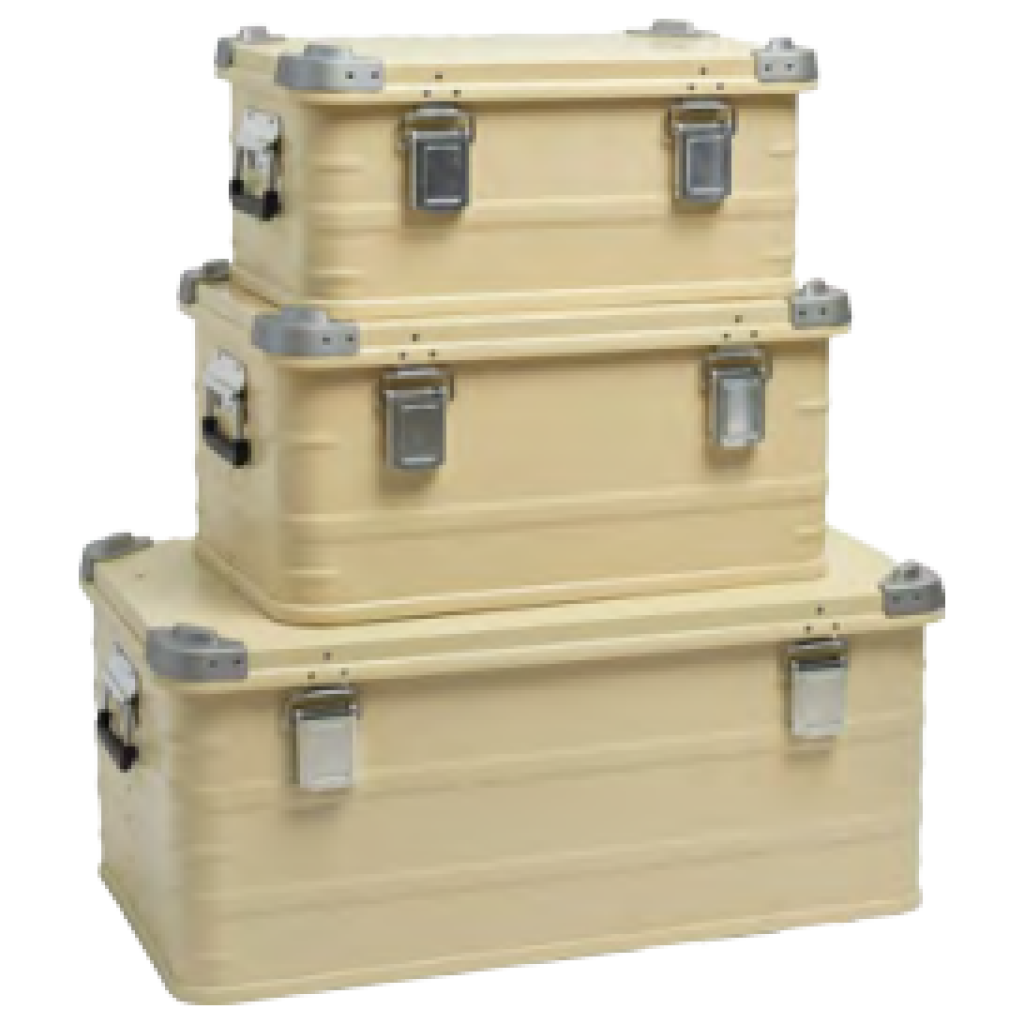 Aluminium Safari Boxes Ivory - Nomadic Essentials